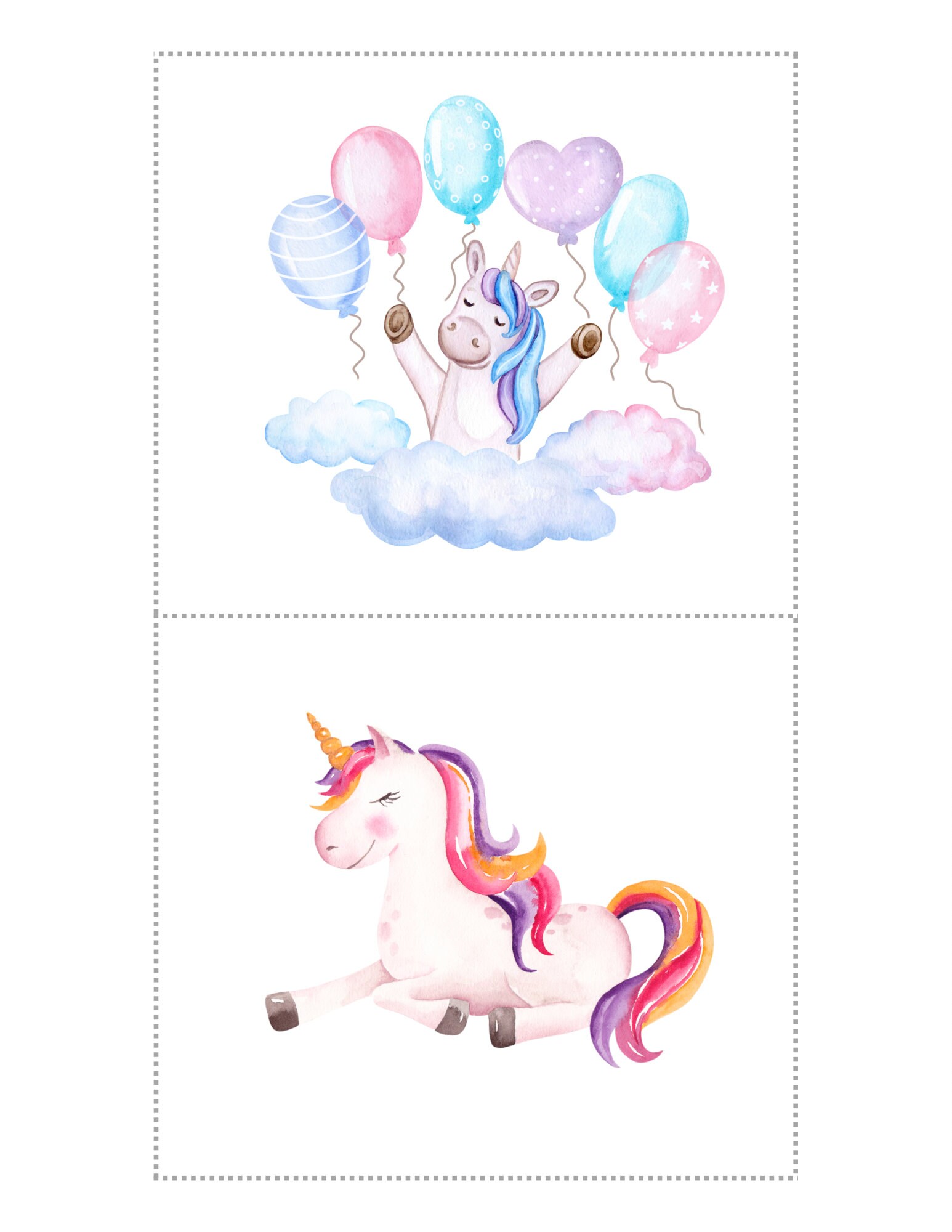 Unicorn Scavenger Hunt, Birthday Party, Treasure Hunt, Digital Download ...