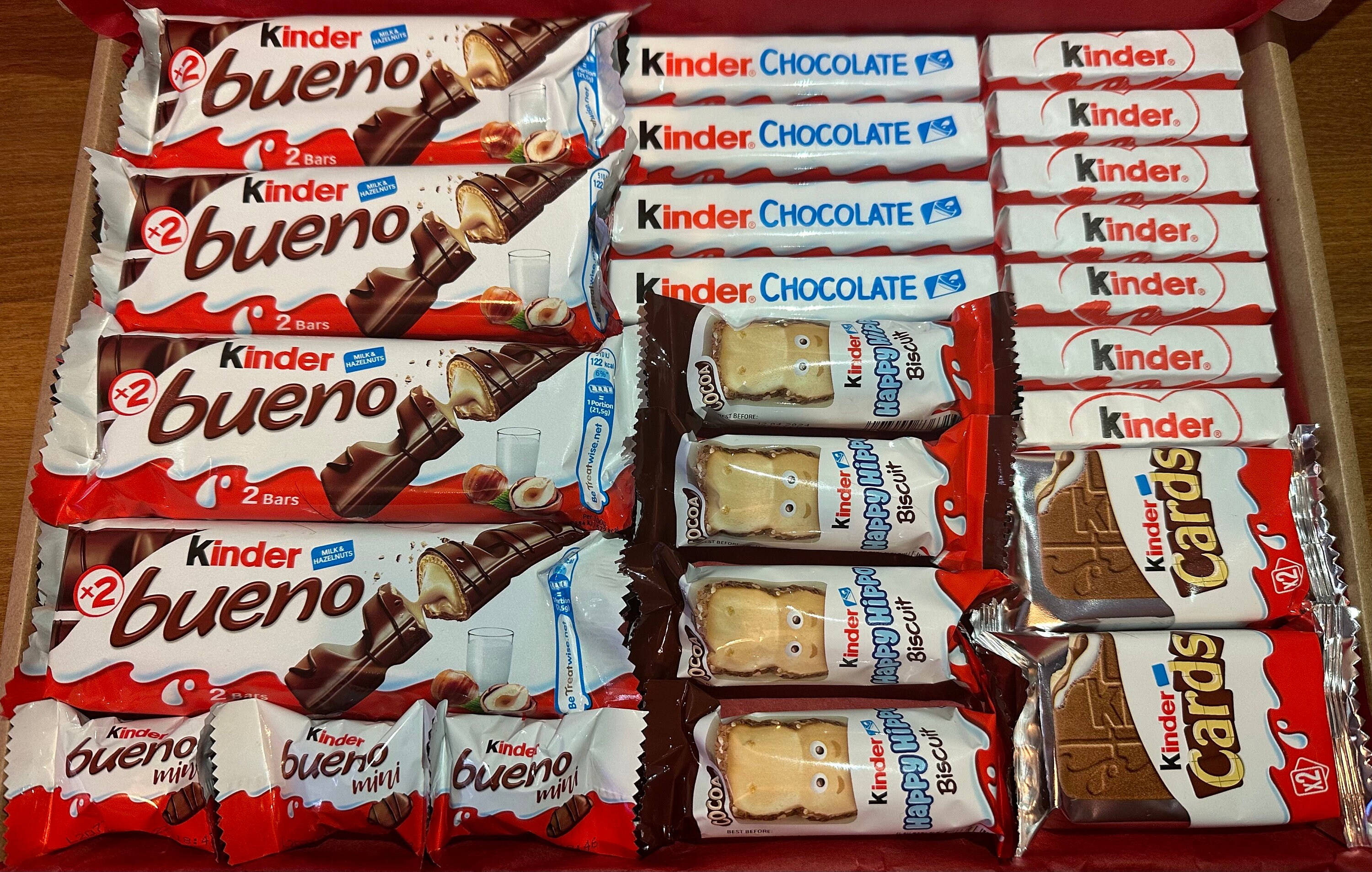 Kinder Bueno Gift Box Hamper Ideal Birthday, Christmas, Easter, Kids ...