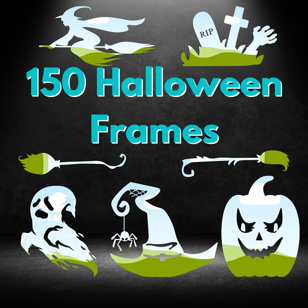 150 Halloween Frames - Etsy