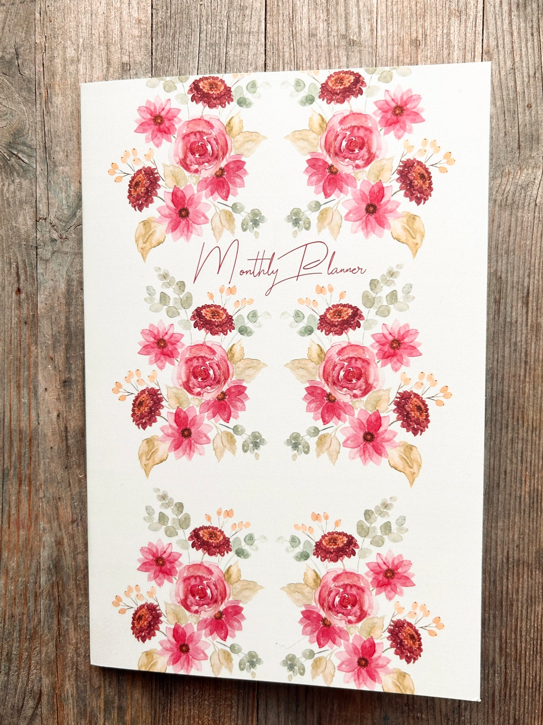 Monthly Planner (16 Months), Dateless Calendar (begin Using at Any Time ...