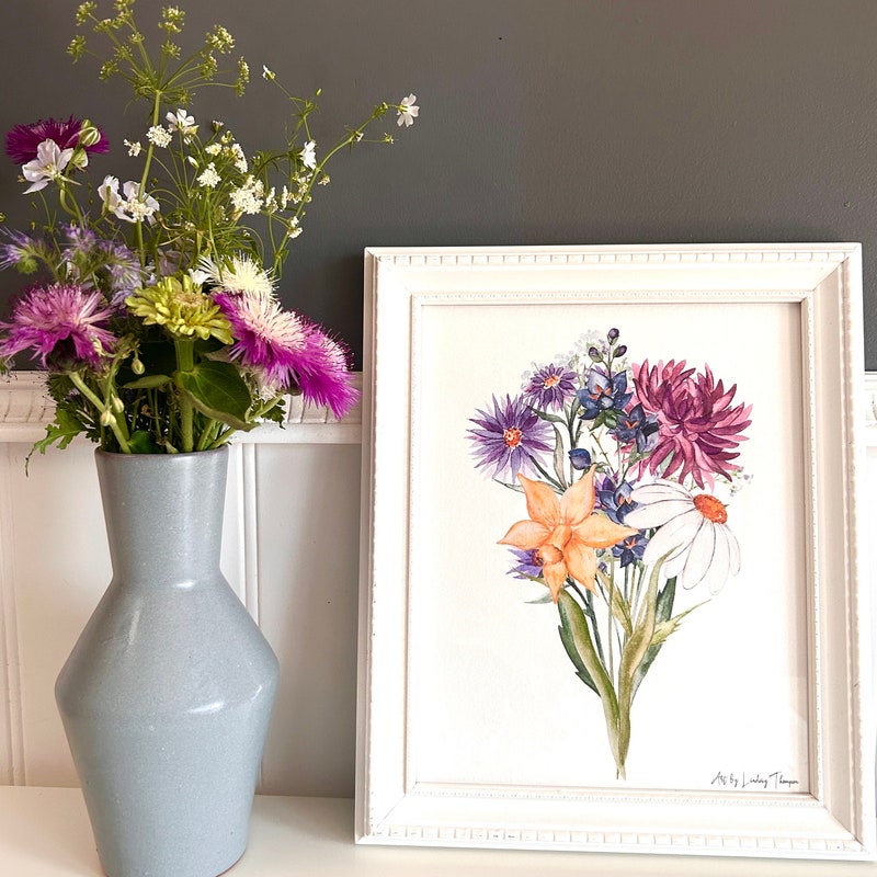 Birth Flower - Etsy