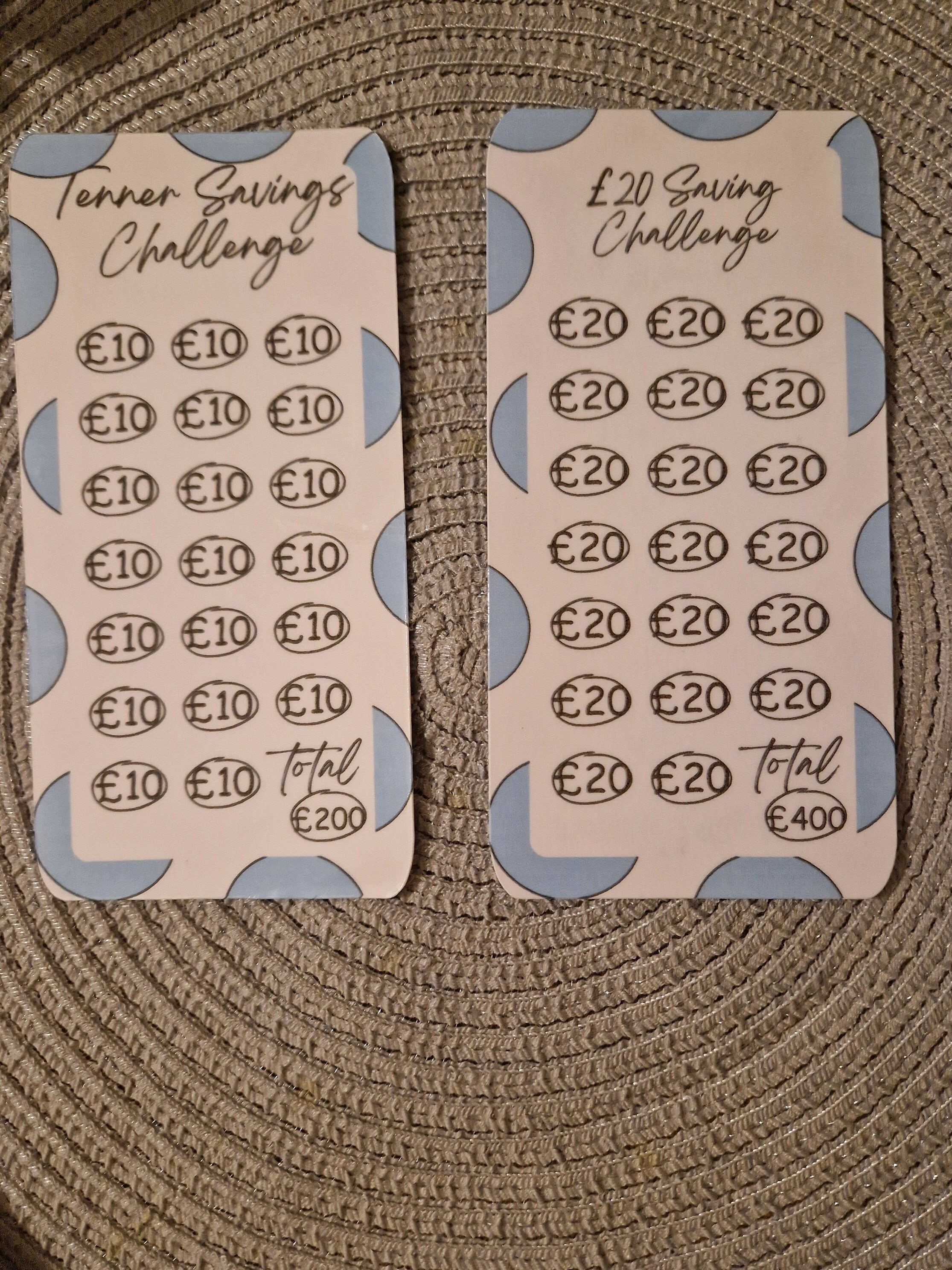 Money Saving Challenge Bundle Set of 5 Cash Trackers Fun Money Charts ...