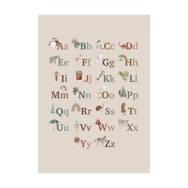 Illustrated Alphabet - Etsy