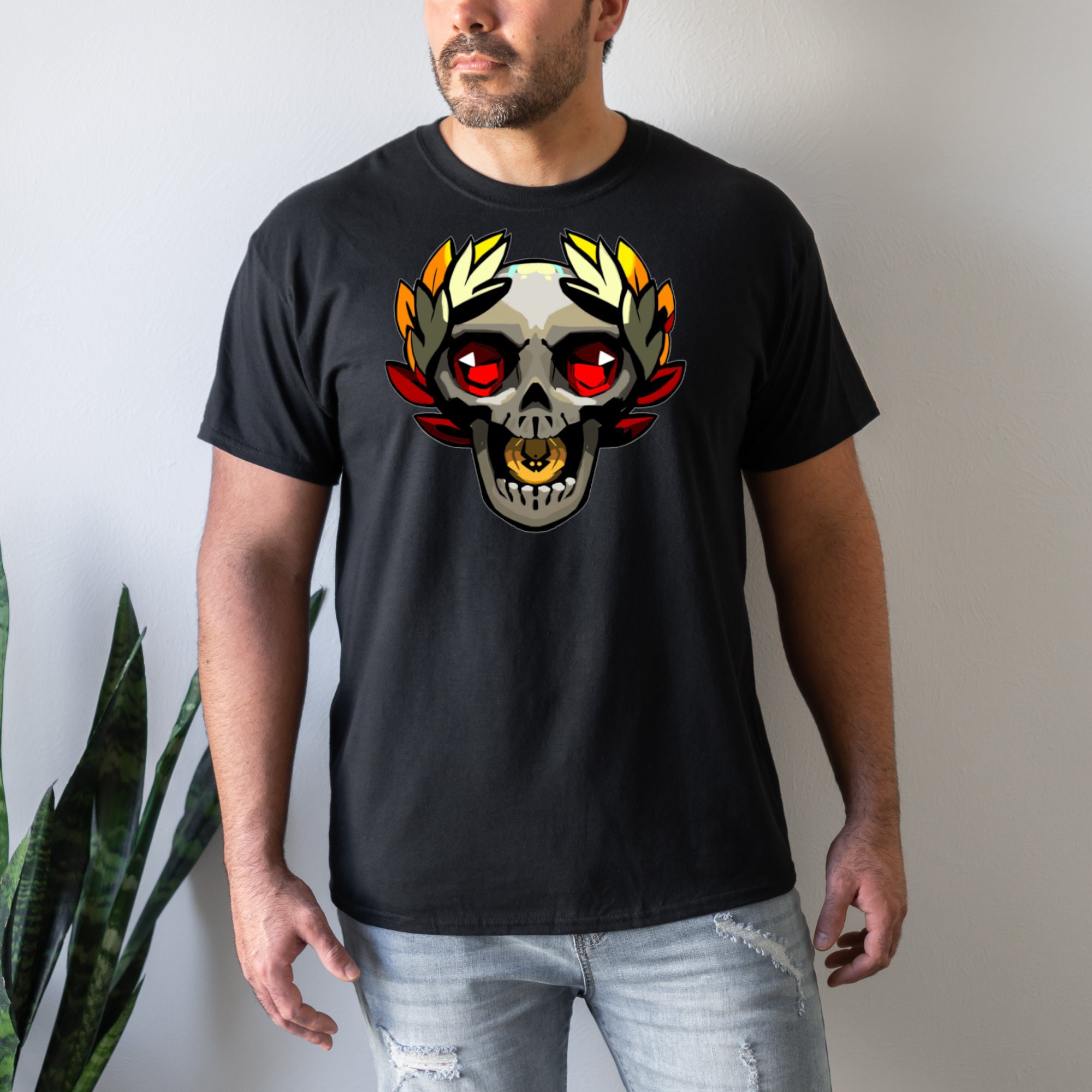 Hades Game Shirt Skull Hades Game Hades Game Shirts - Etsy