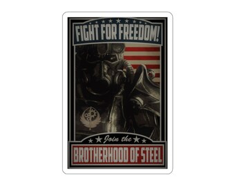 Brotherhood of Steel Poster - Etsy