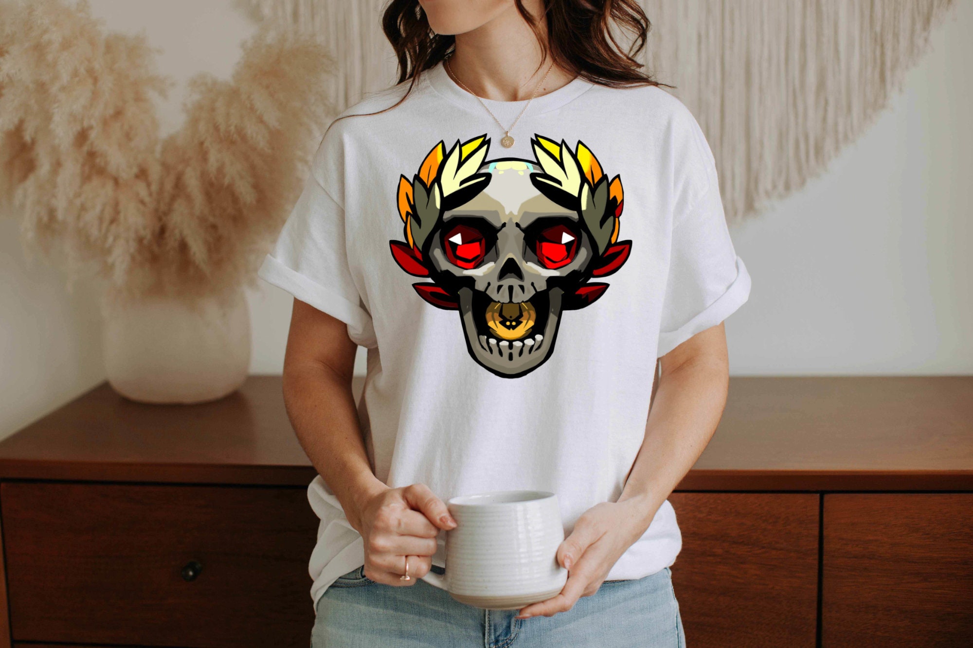 Hades Game Shirt Skull Hades Game Hades Game Shirts - Etsy