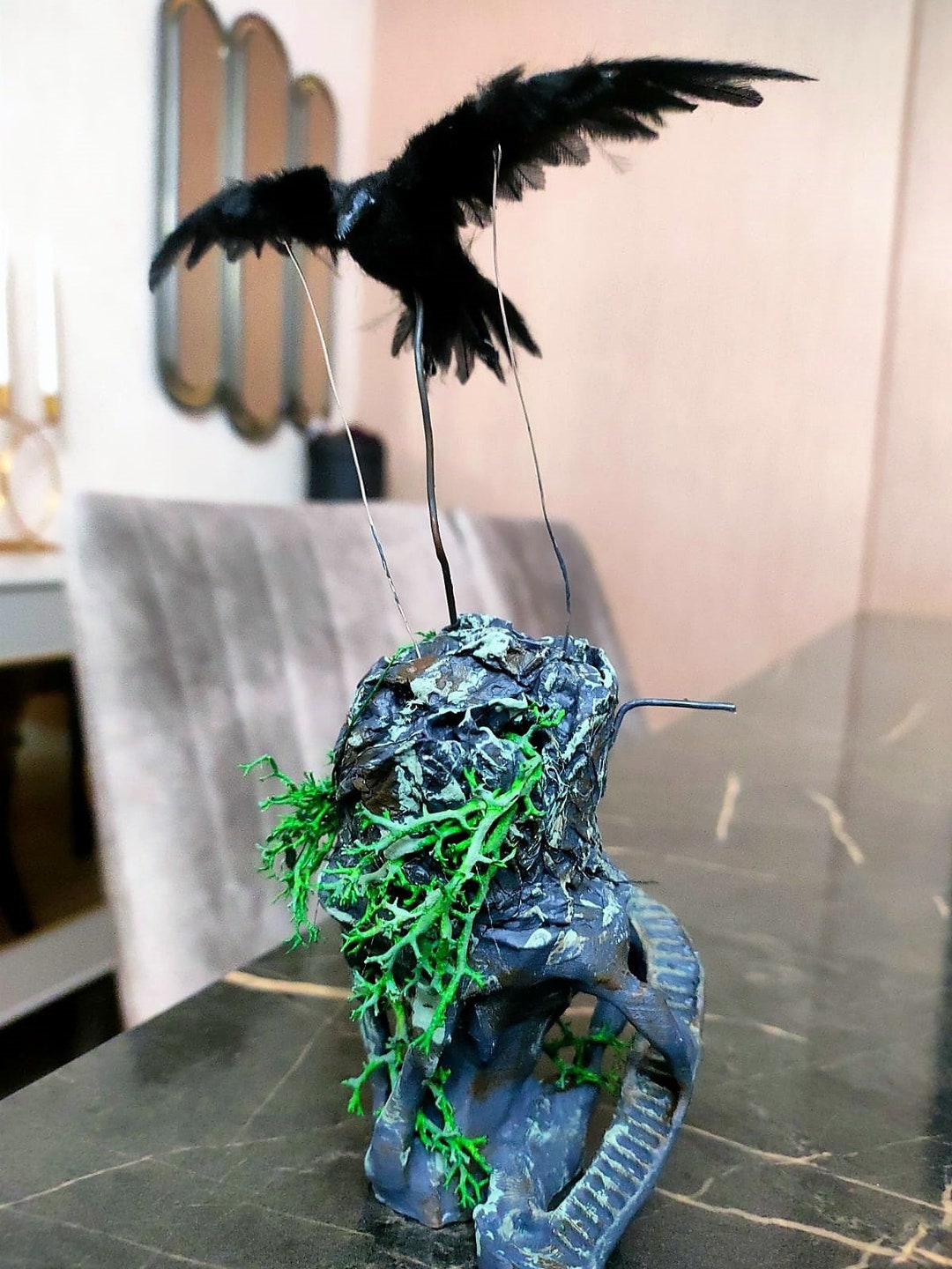 Raven Automata. Mechanical Automaton, Moving Raven, With Moving Wings ...