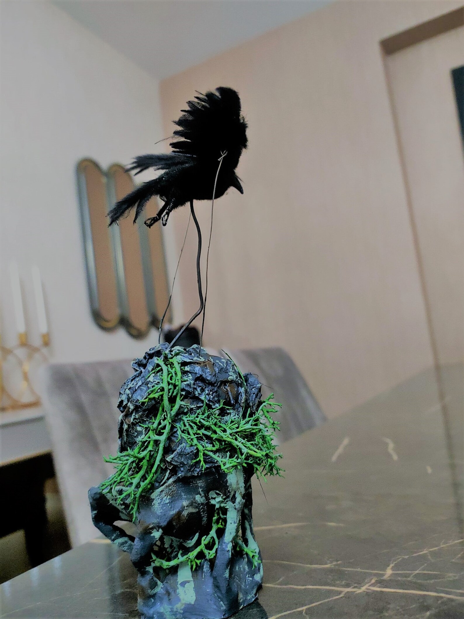 Raven Automata. Mechanical Automaton, Moving Raven, With Moving Wings ...