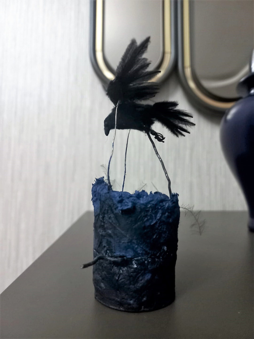 Crow Automata. Mechanical Automaton, Moving Raven, With Moving Wings ...