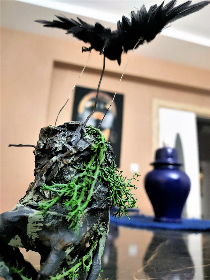 Raven Automata. Mechanical Automaton, Moving Raven, With Moving Wings ...