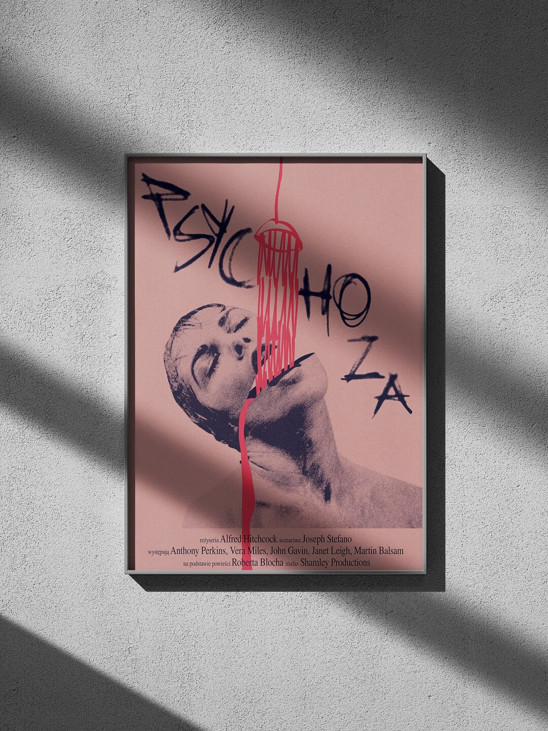 Psycho Alternative Movie Poster Original Polish Poster, Polish Poster ...