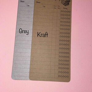 Reading Log Bookmarks bundle of 10 - Etsy