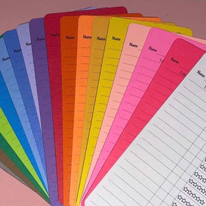 Reading Log Bookmarks bundle of 10 - Etsy