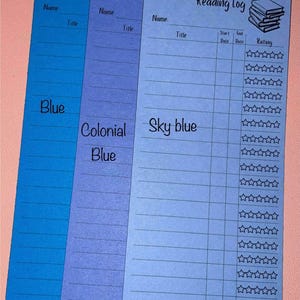 Reading Log Bookmarks bundle of 10 - Etsy