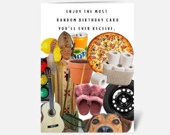 The Most Random Birthday Card - Etsy UK