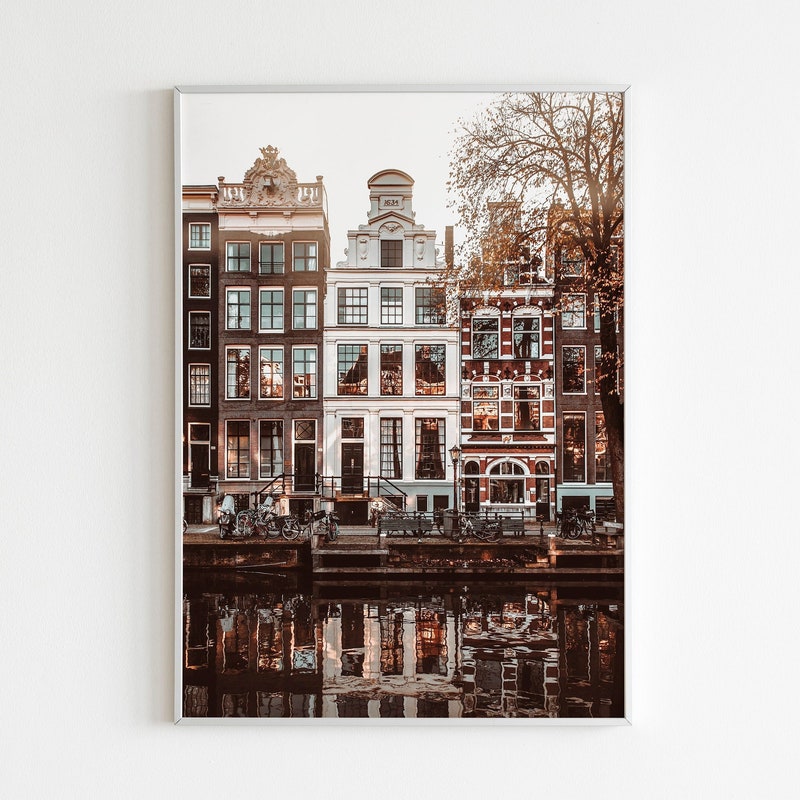 Amsterdam Houses Art Prints - Etsy