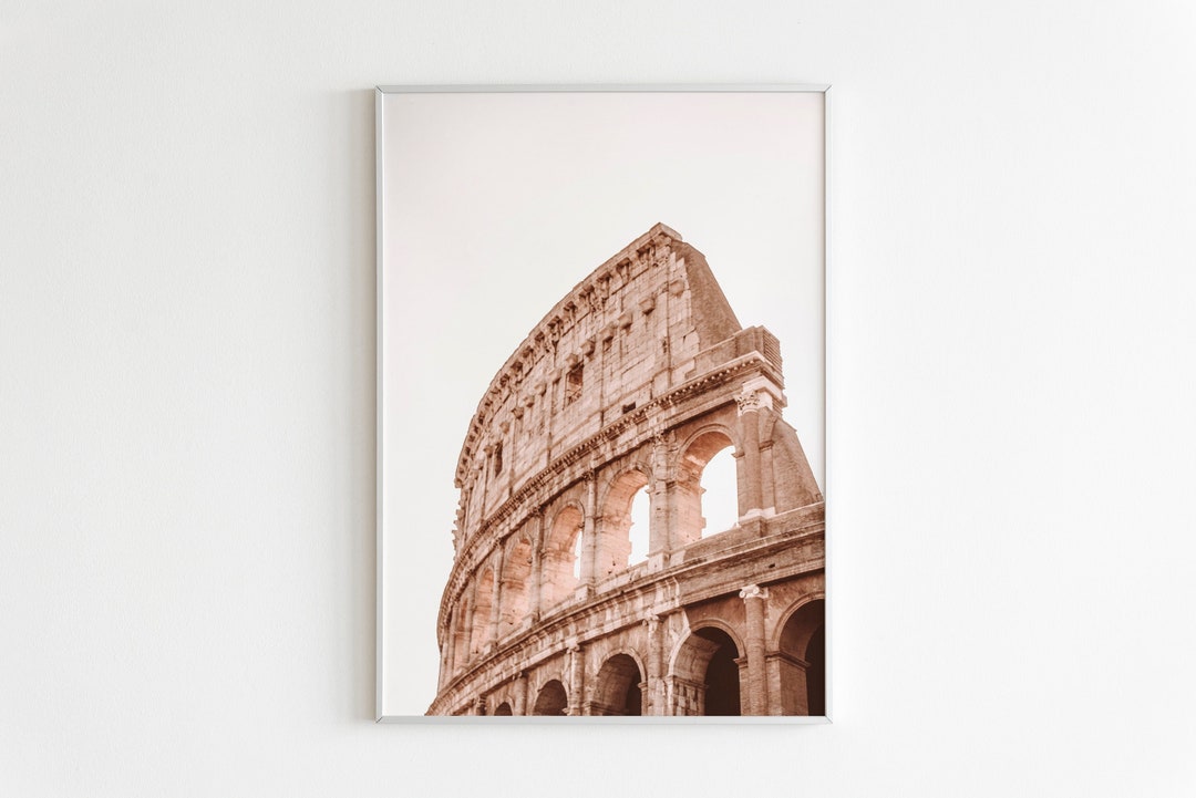 Italy Colosseum Printable Wall Art, Rome Art Print, Rome Poster, Italy ...