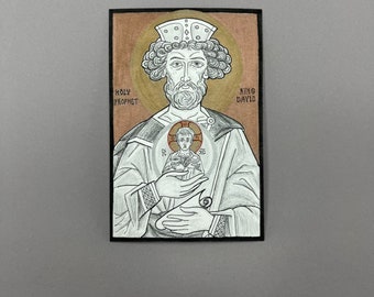 King David Icon - Etsy
