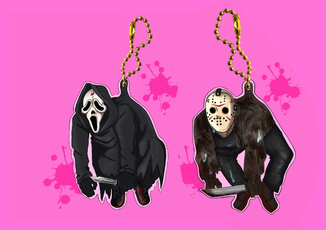 Ghost Face / Jason Voorhees Acrylic Charm - Etsy