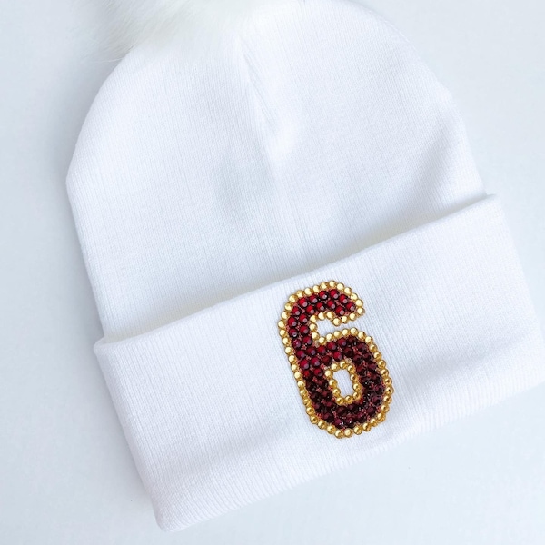 Rhinestone Number - Etsy