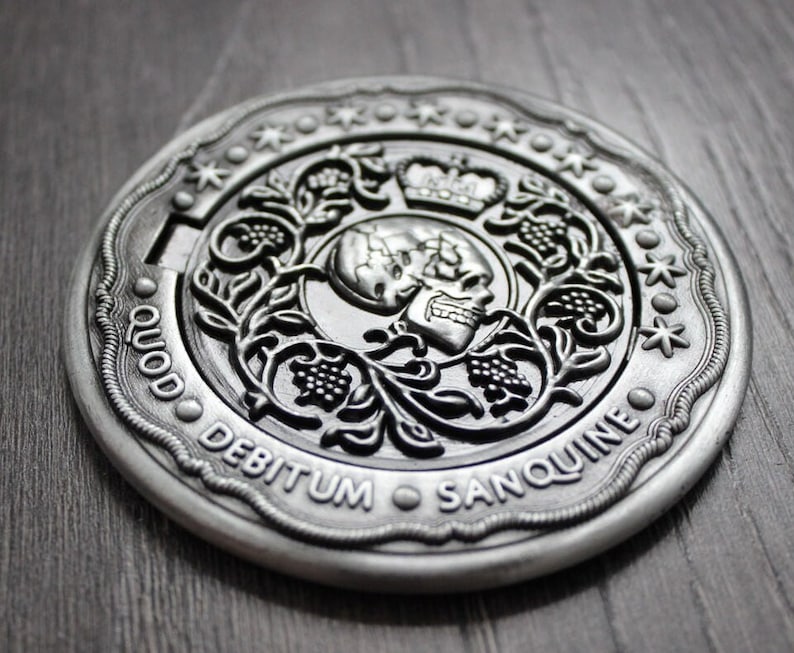 10 Pcs Continental Gold Coin Prop Blood Oath Marker Cosplay - Etsy