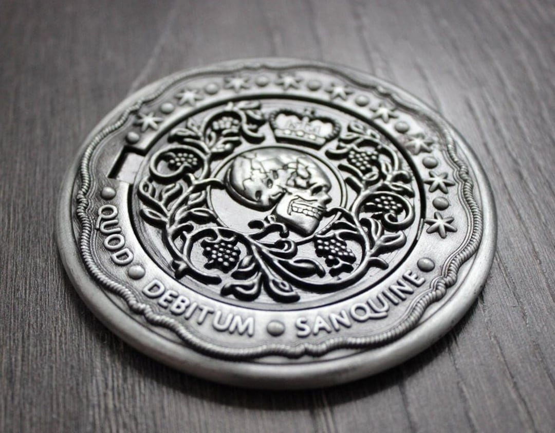 Blood Oath Marker With Fingerprint Continental Prop Cosplay - Etsy