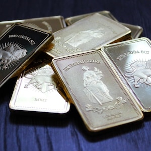 250 Custom Prop Coins Gold Silver Logo Business Bar Pin Coin Etc. - Etsy