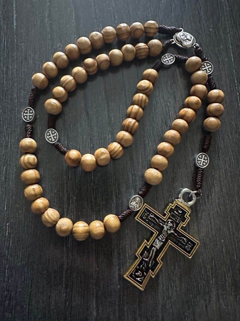 Rosary Orthodox Cross Blood Oath Marker Continental Coin Set - Etsy UK