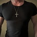 925 Sterling Silver Dominic Cross Toretto Chain Pendant Necklace - Etsy