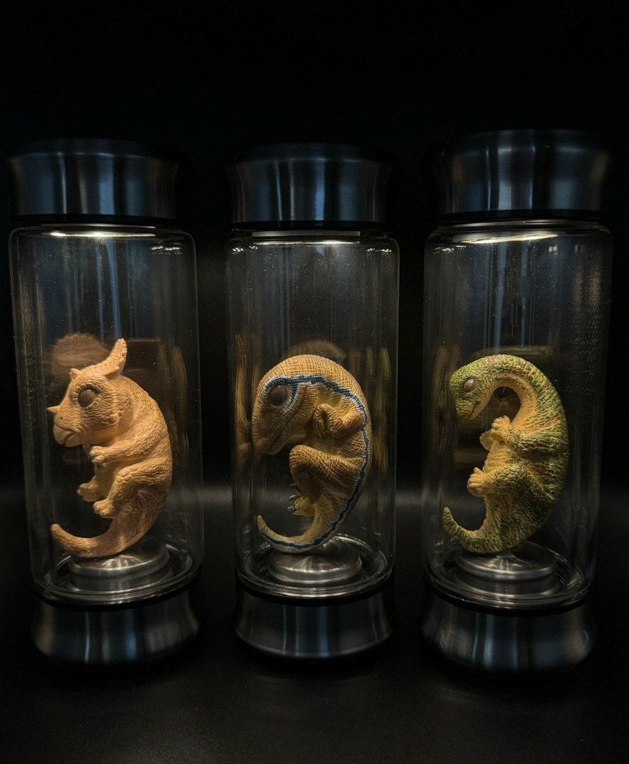 USA Dinosaur Embryo Jurassic in Jar Test Tube Led Bottle Prop - Etsy