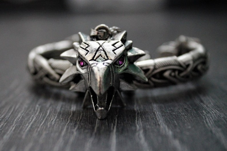 Griffin School Bear Manticore Cat Viper Medalion Necklace - Etsy UK