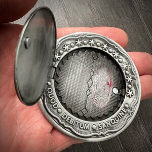 Blood Oath Marker With Fingerprint Continental Prop Cosplay - Etsy