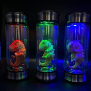 USA Dinosaur Embryo Jurassic in Jar Test Tube Led Bottle Prop - Etsy