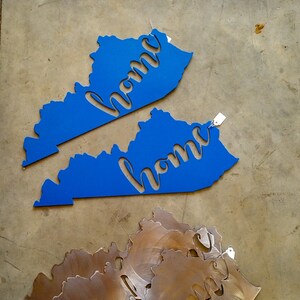 Ky Home State Decor Dxf/svg - Brightnite Metalworx Digital Download ...