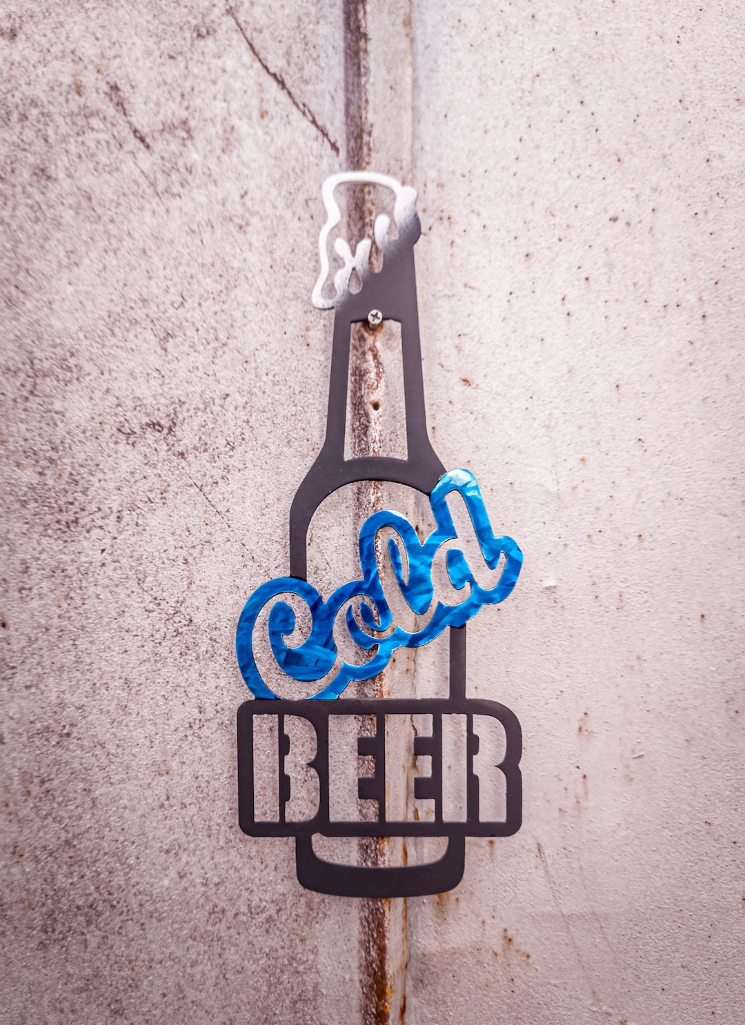 Cold Beer Decor Dxf/svg - Brightnite Metalworx Digital Download - Laser ...