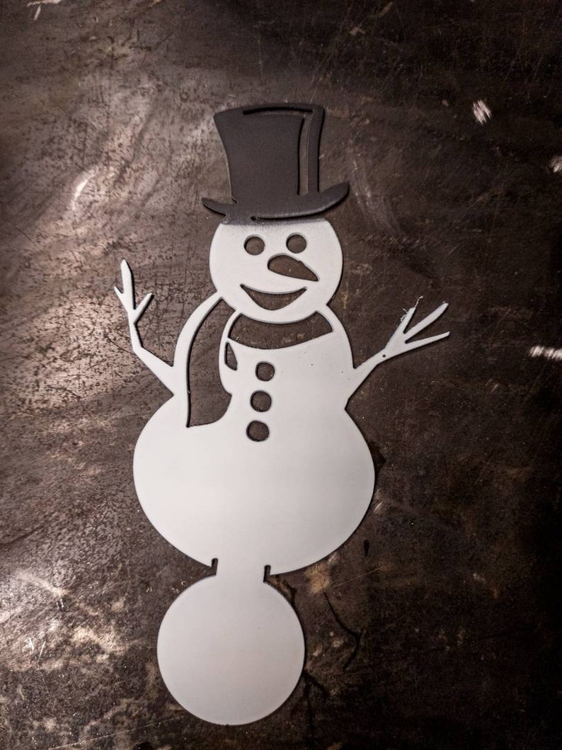 Snowman Dxf/svg Brightnite Metalworx Digital Download - Etsy