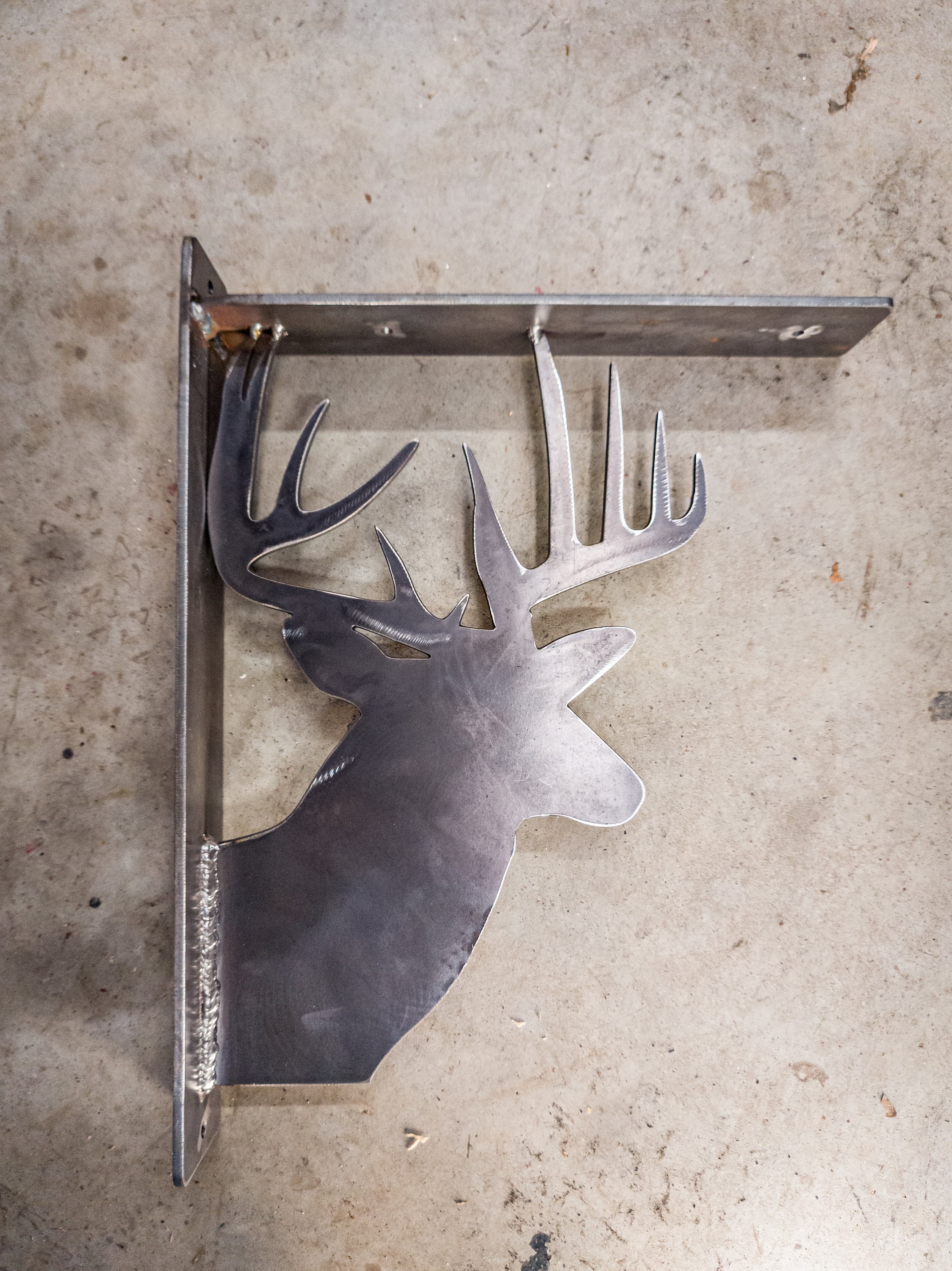 Deer Shelf Wall Brackets Dxf/svg - Brightnite Metalworx Digital ...