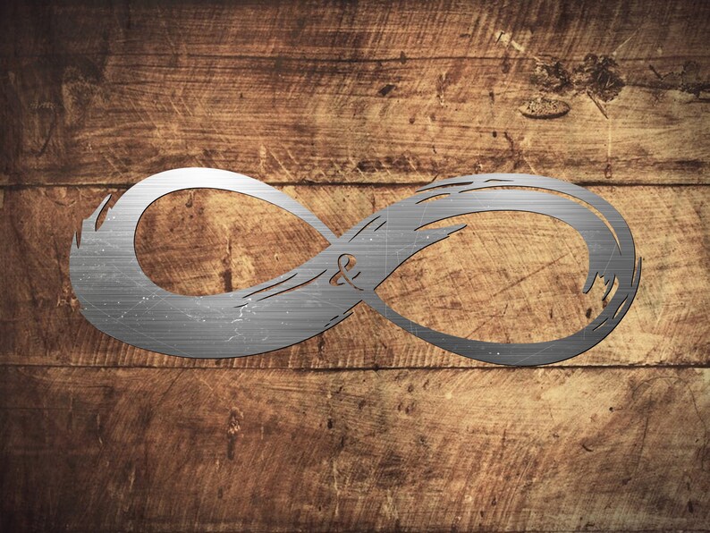 Infinity Monogram House Warmingdxf/svg - Brightnite Metalworx Digital ...