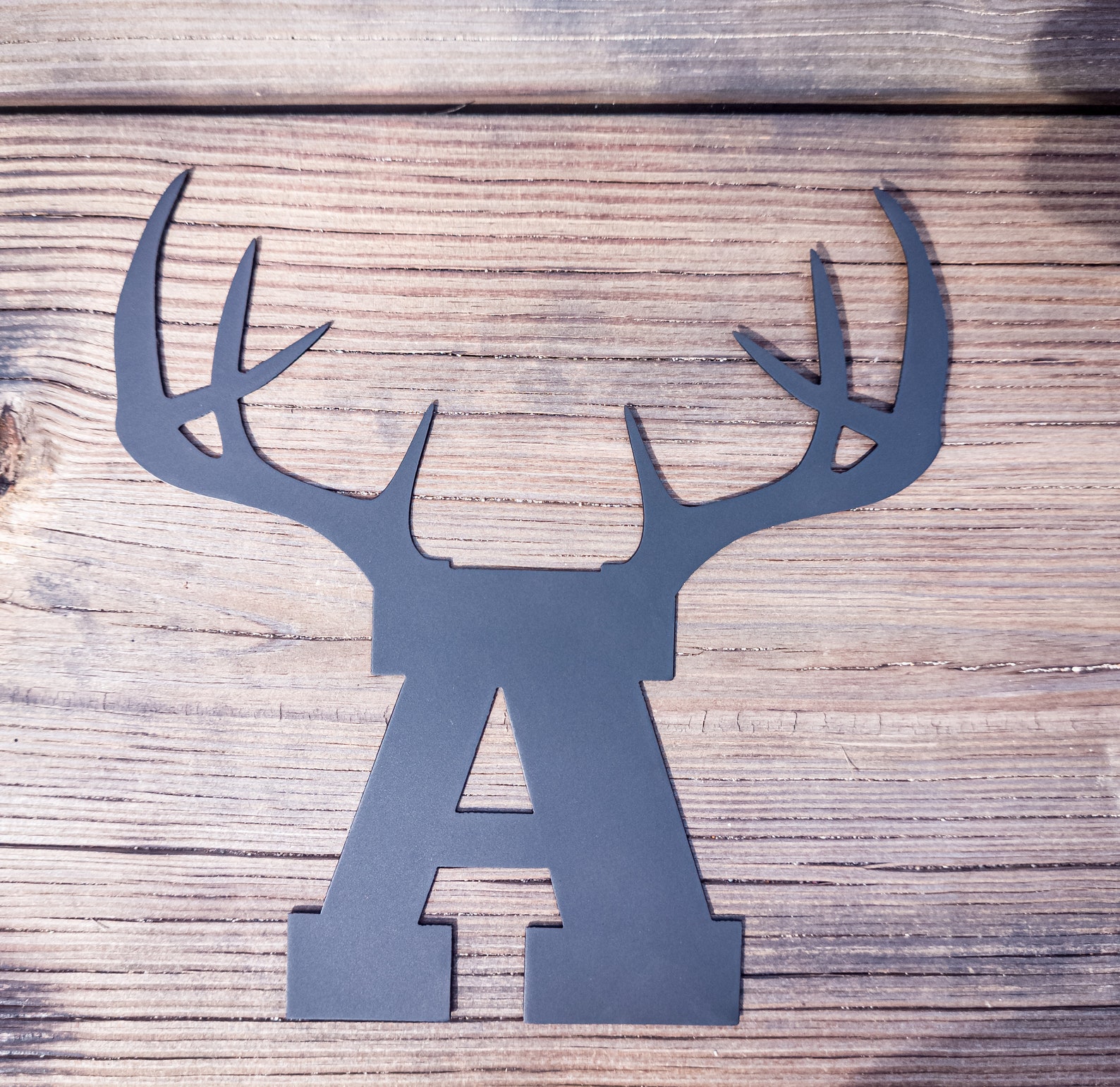 Deer Antler Letter Monogram Set Dxf/svg Brightnite Metalworx Digital ...