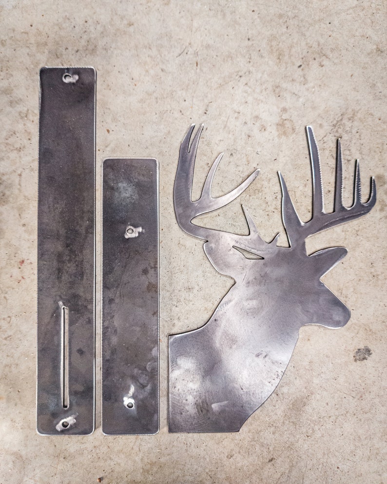 Deer Shelf Wall Brackets Dxf/svg - Brightnite Metalworx Digital ...