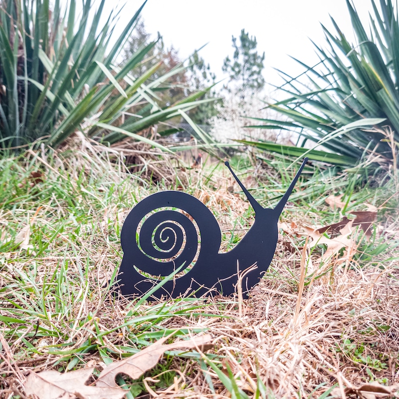 Snail Garden Art Metal - Etsy