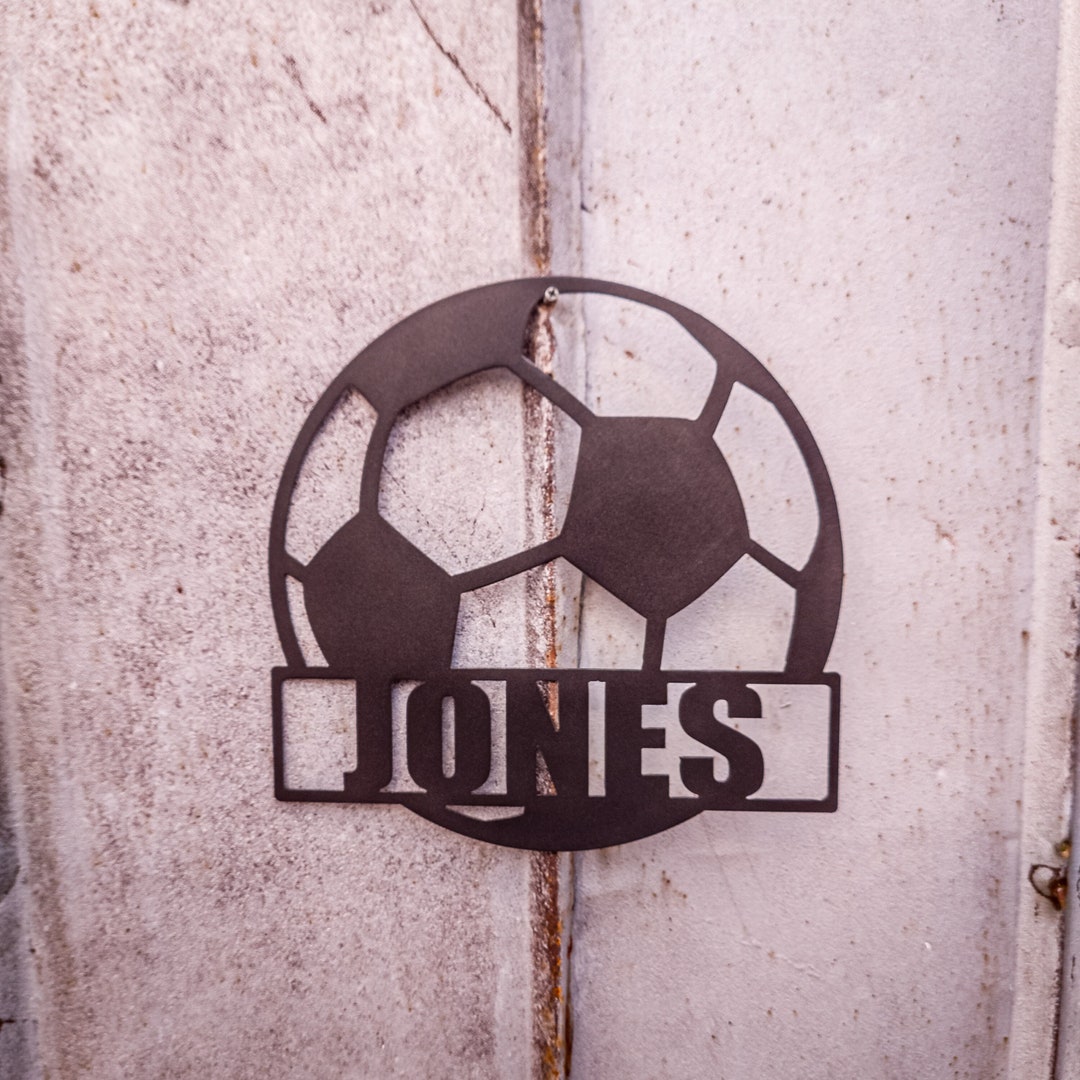 Soccer Ball Monogram Dxf/svg - Brightnite Metalworx Digital Download ...