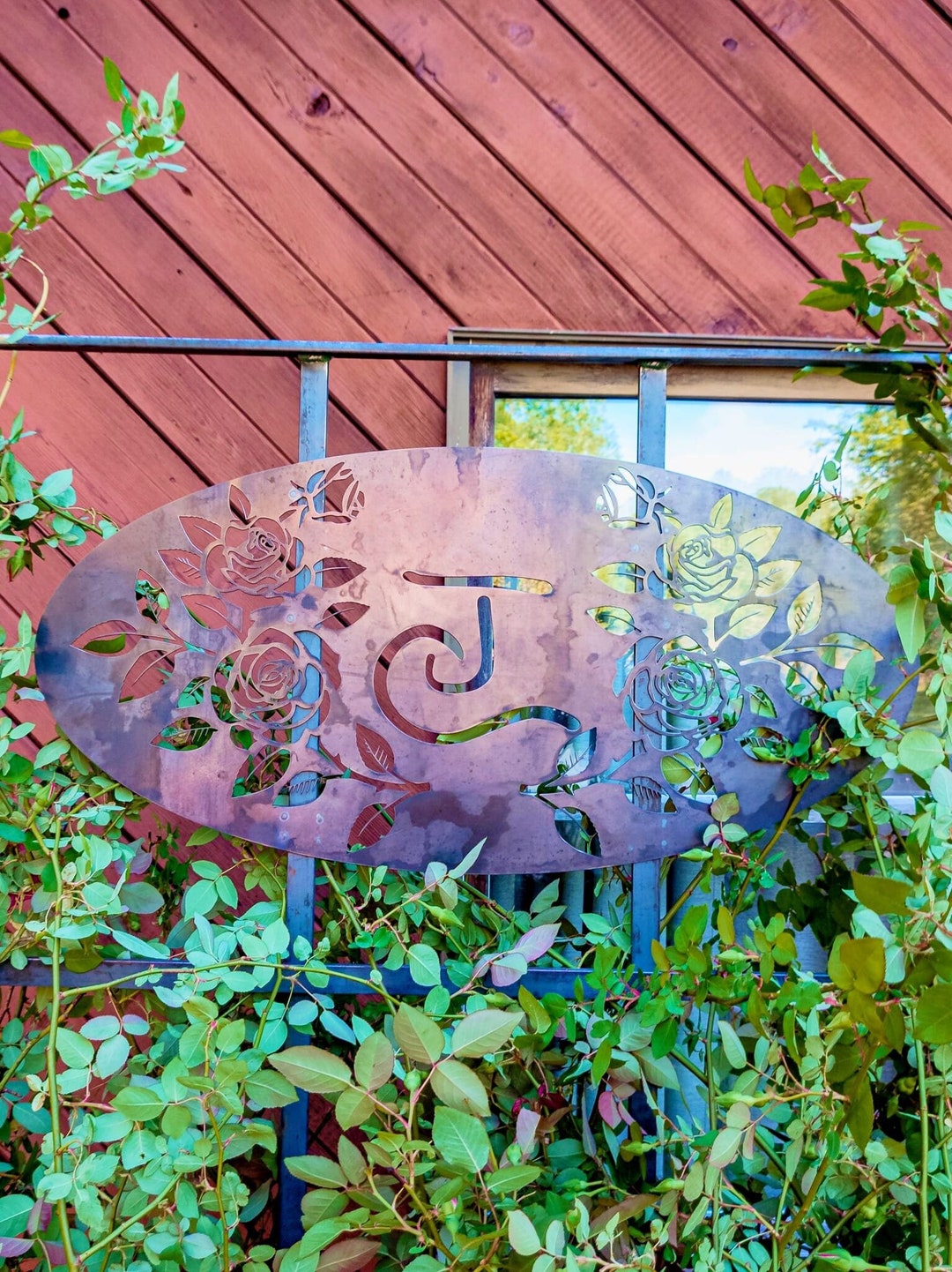 Rose Sign Customizable Dxf/svg - Brightnite Metalworx Digital Download ...