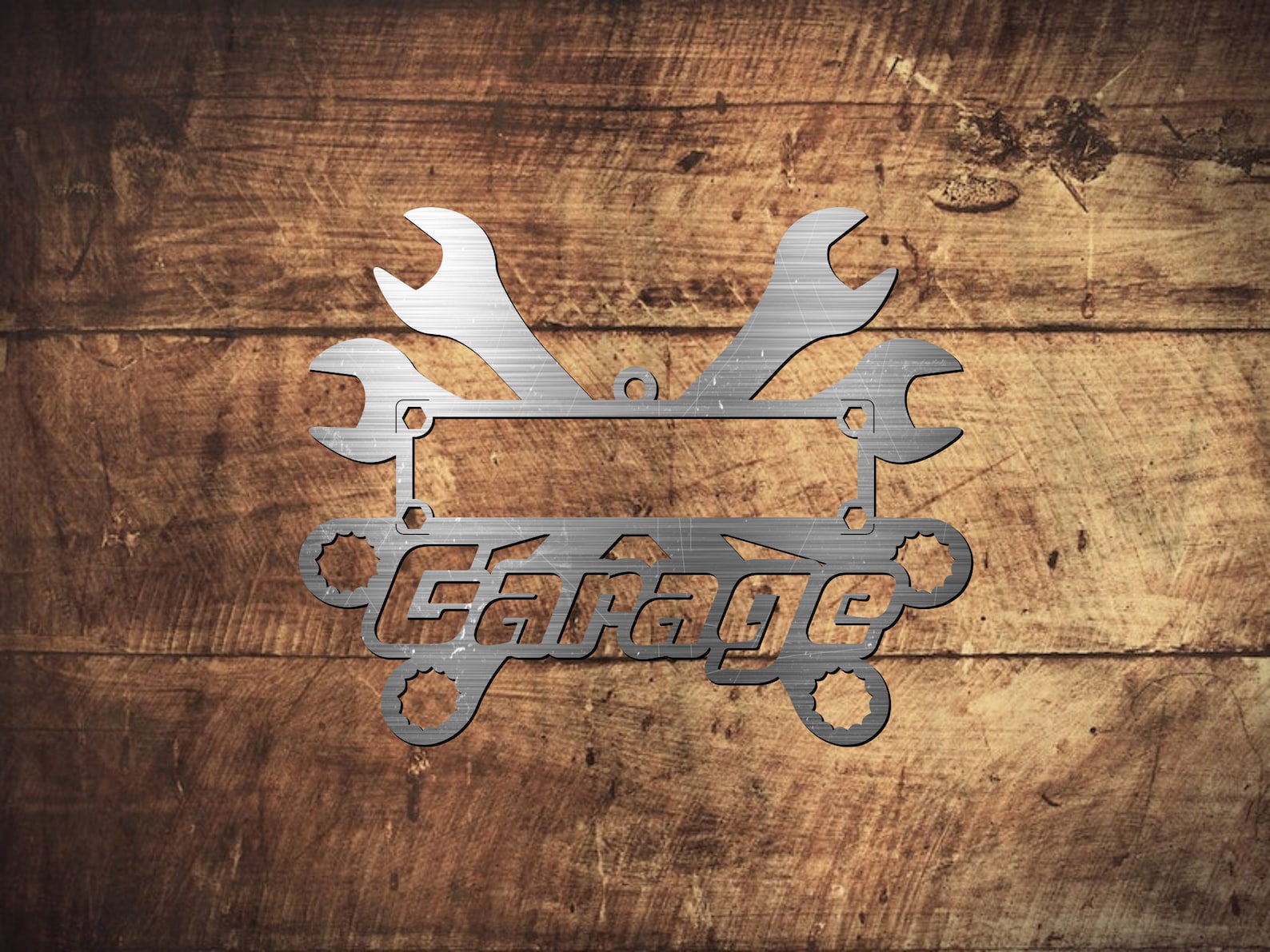 Garage Monogram - Dxf/svg - Brightnite Metalworx Digital Download ...