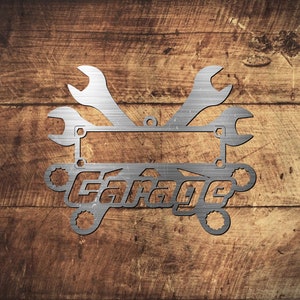 Garage Monogram - Dxf/svg - Brightnite Metalworx Digital Download ...