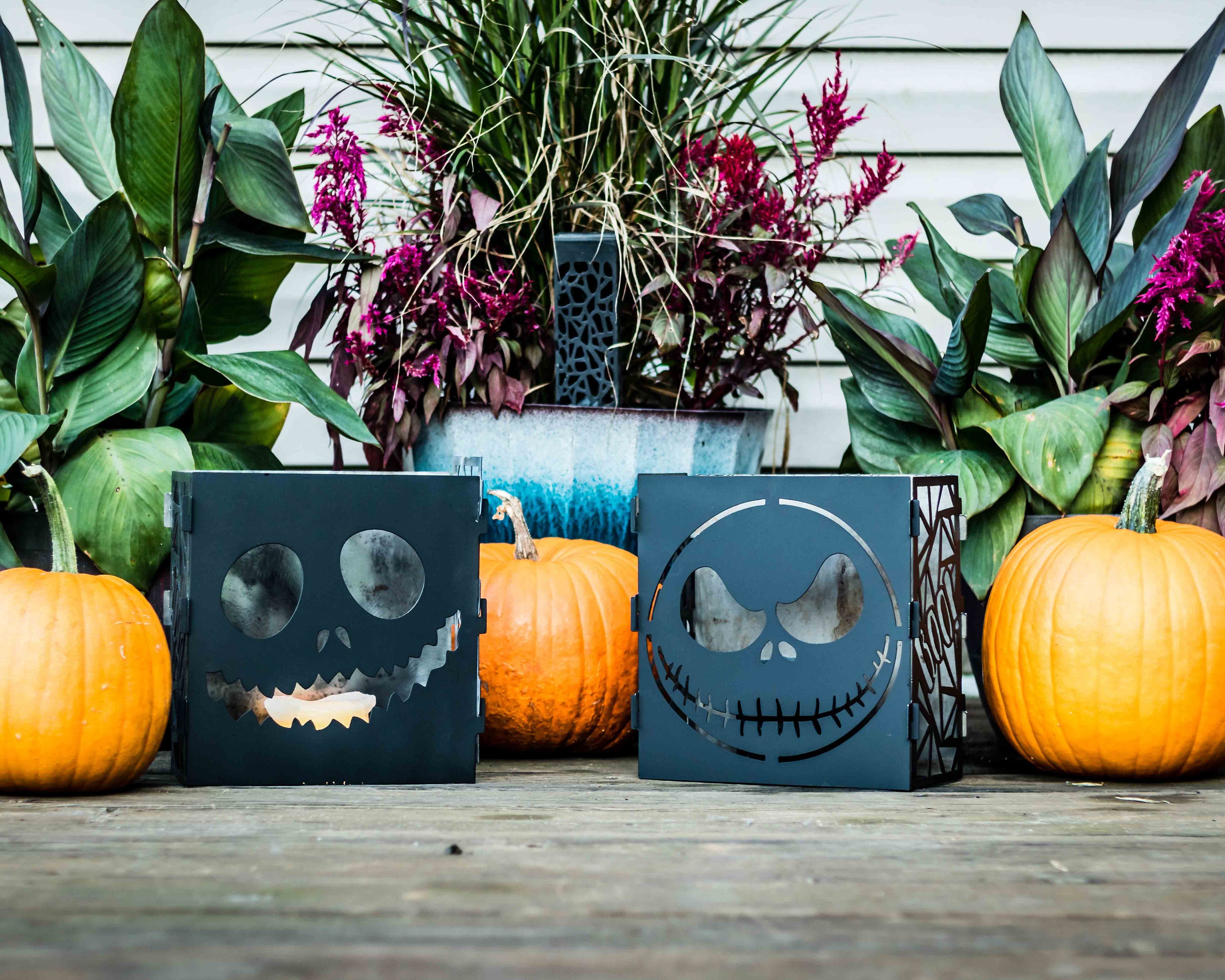 Jack-o'-lantern - Metal Boo Box! Dxf/svg - Brightnite Metalworx Digital ...