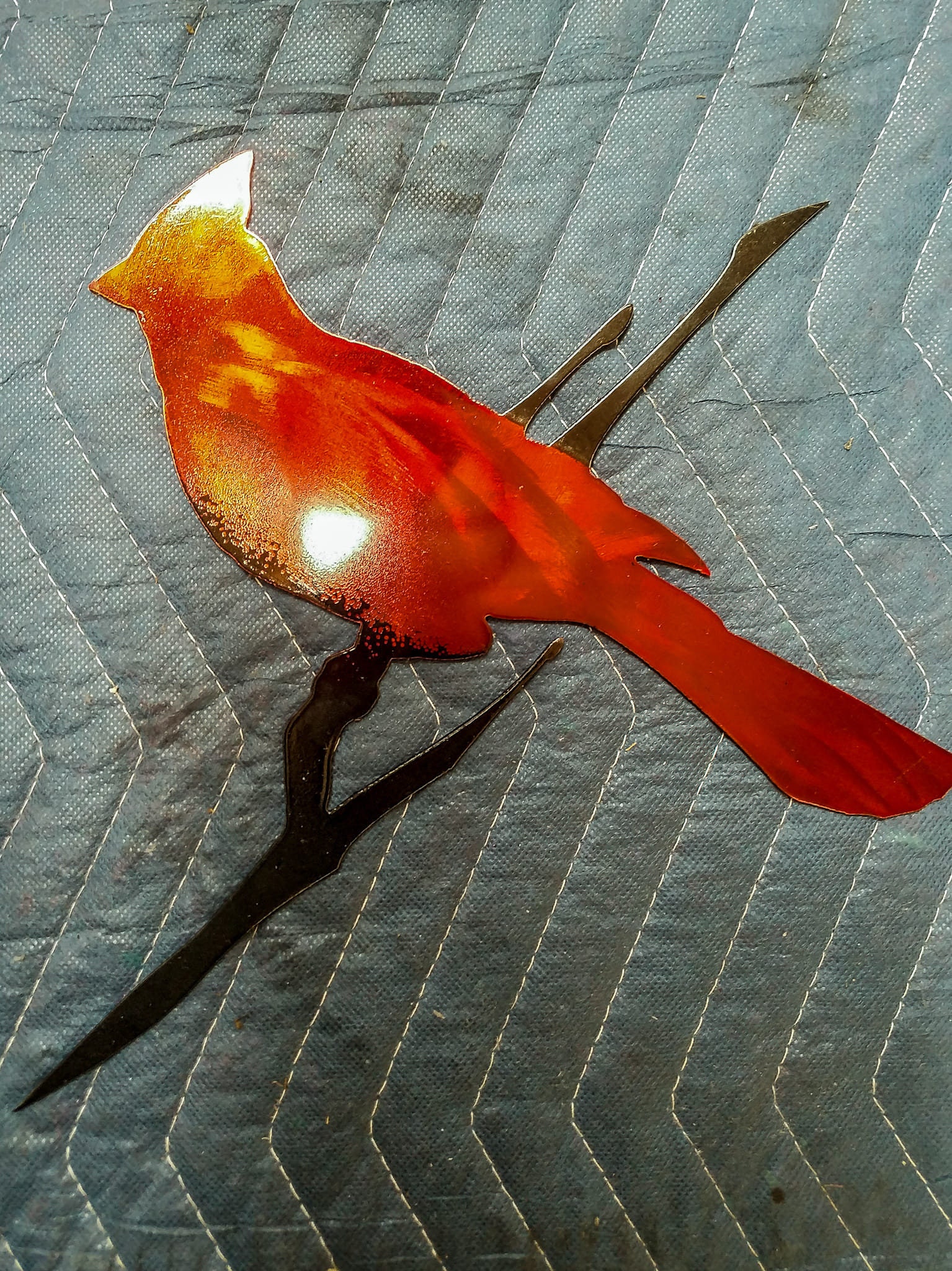 Cardinal Tree Stake Yard Stake Dxf/svg Brightnite - Etsy