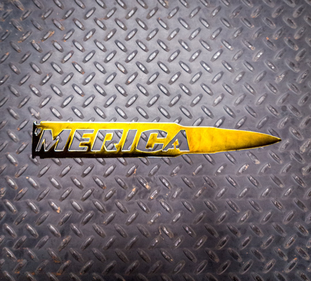 Merica Bullet Dxf/svg - Brightnite Metalworx Digital Download - Laser ...