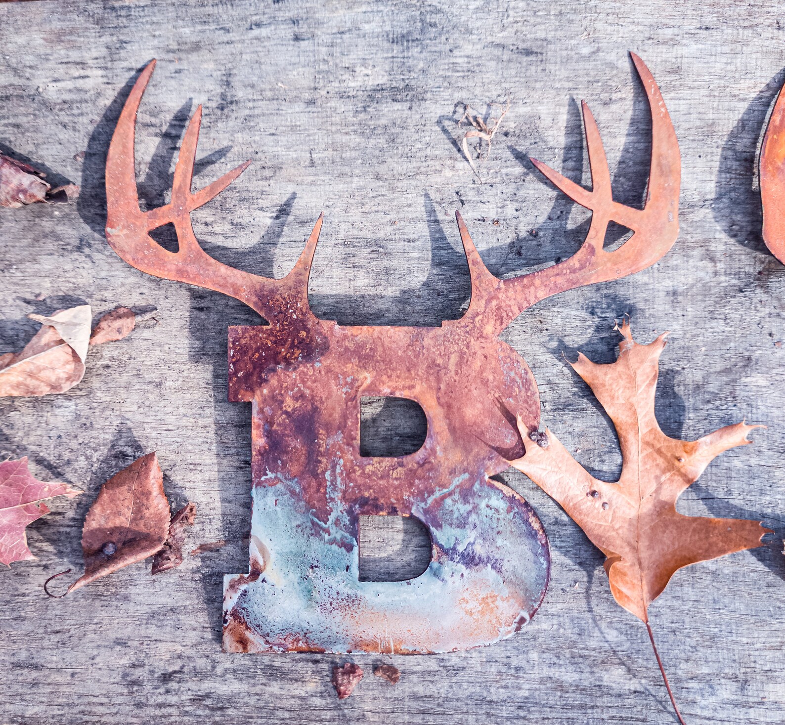 Deer Antler Letter Monogram Set Dxf/svg Brightnite Metalworx Digital ...