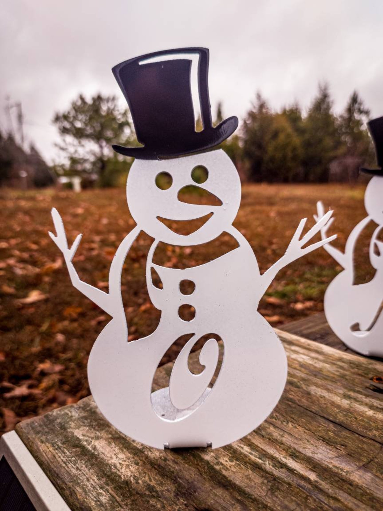 Snowman Monogram Set 26 Files Dxf/svg - Brightnite Metalworx Digital ...